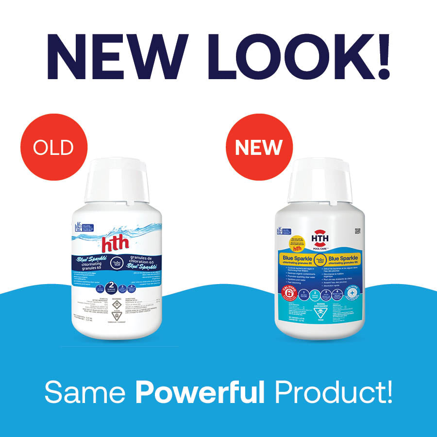 HTH™ Blue Sparkle Chlorinating Granules 65 – HTH-Ca