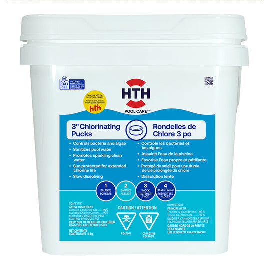 HTH™ 3" Chlorinating Pucks – HTH-Ca