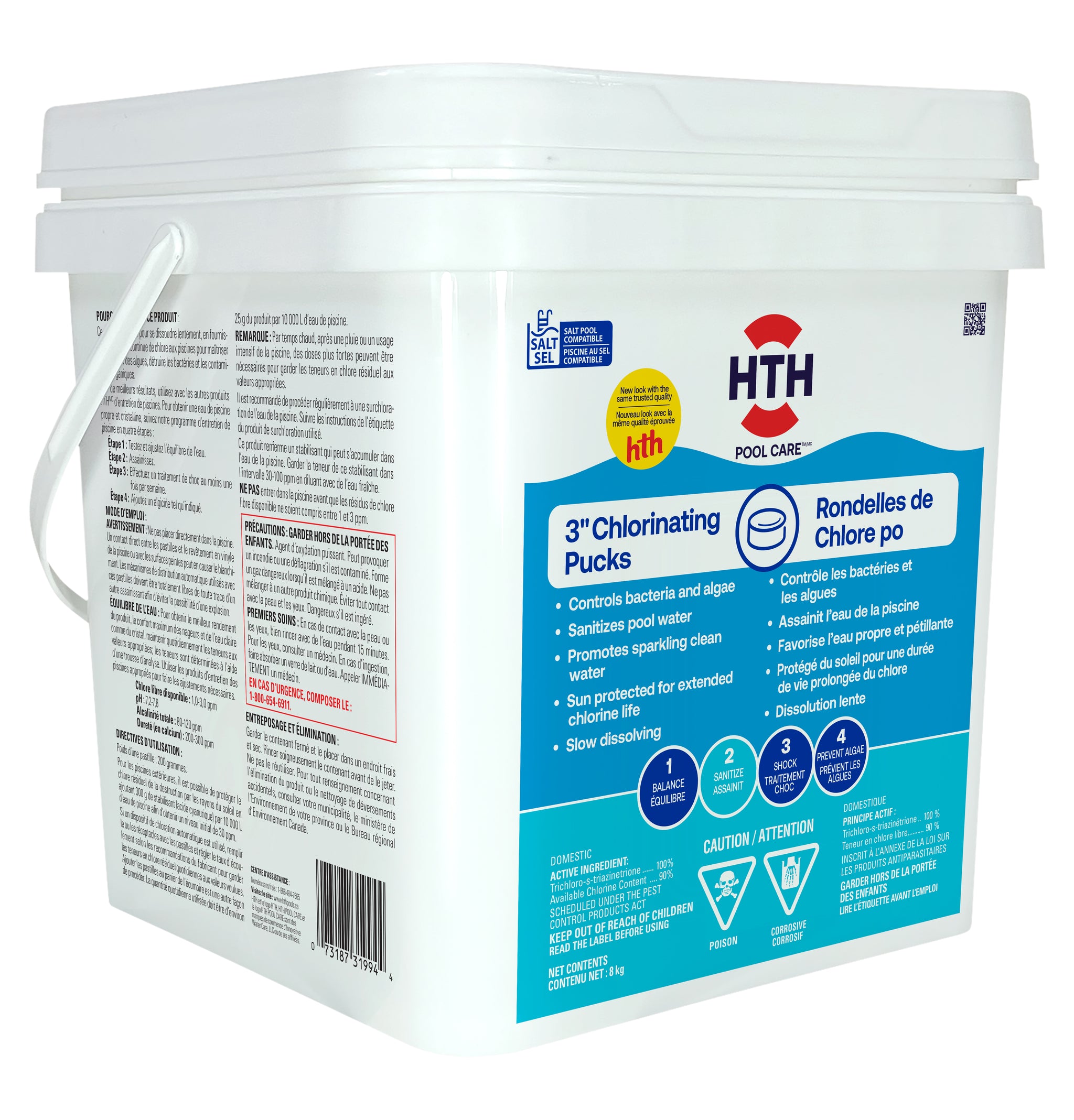 HTH™ 3" Chlorinating Pucks – HTH-Ca