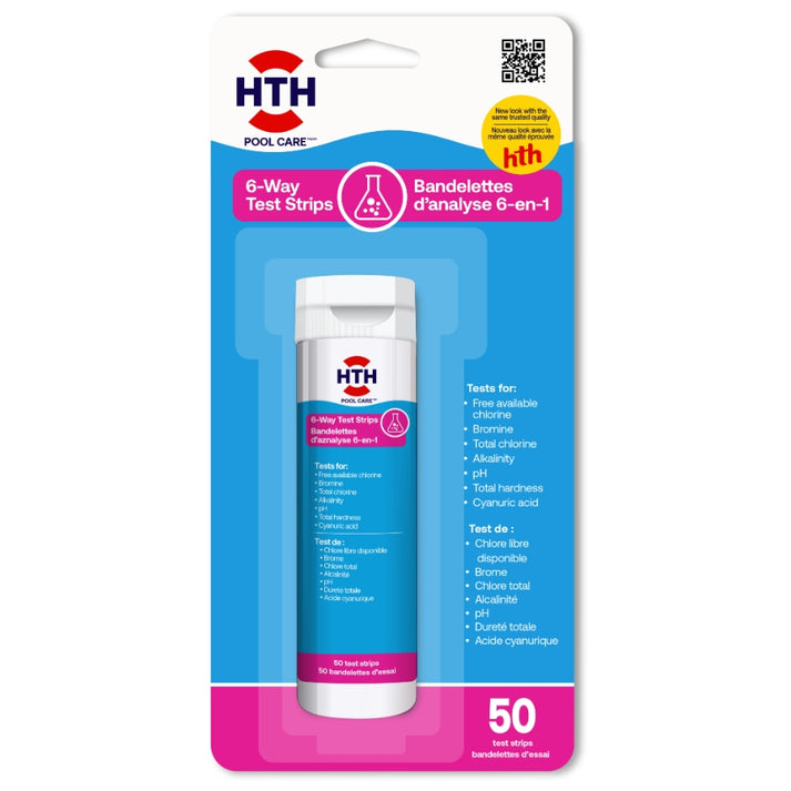 HTH™ 6-Way Test Strips – HTH-Ca