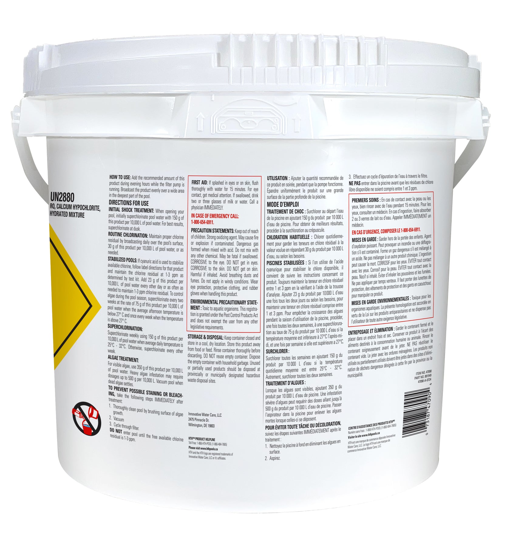 HTH™ MAX 70 Chlorinating Granules – HTH-Ca